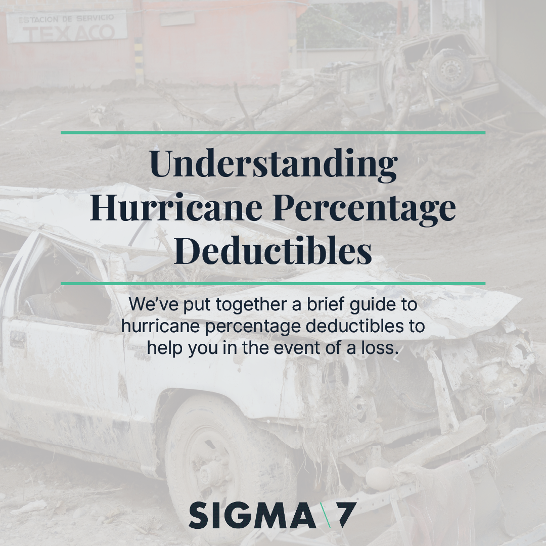 Understanding Hurricane Percentage Deductibles | Sigma7 | Integrated ... Understanding Hurricane Percentage Deductibles | Sigma7 | Integrated ...